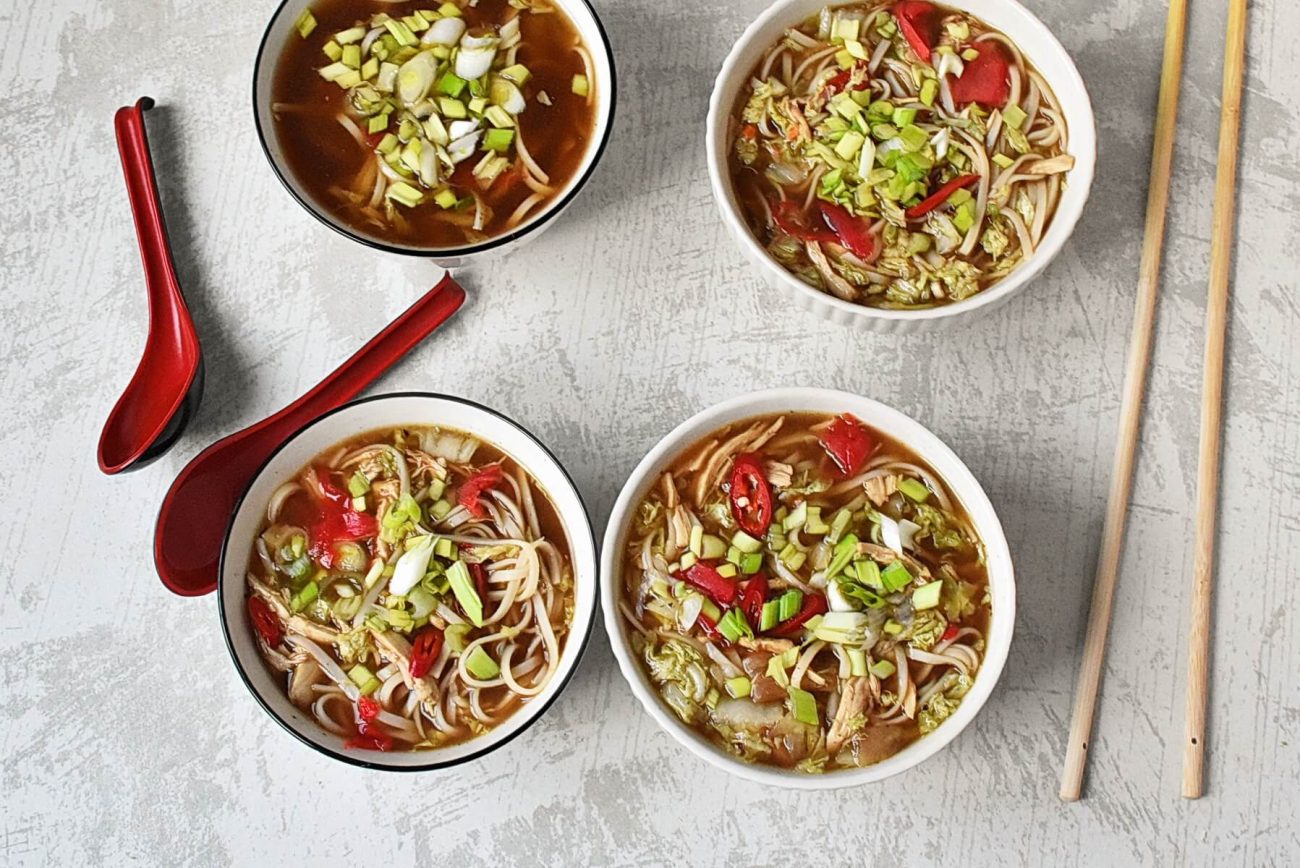 One-Pot Chinese Chicken Noodle Soup Recipe - COOK.ME