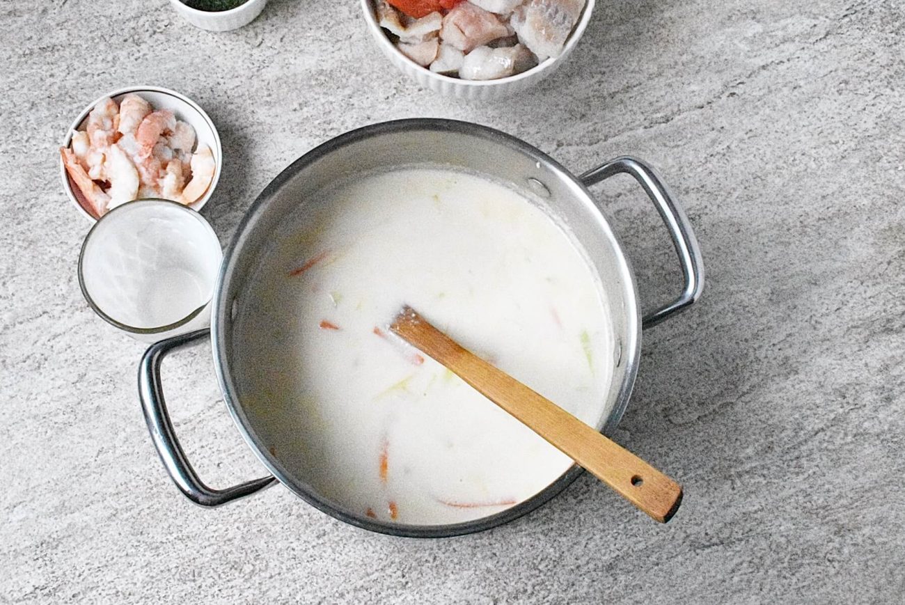 Creamy Norwegian Fish Soup Recipe - COOK.ME