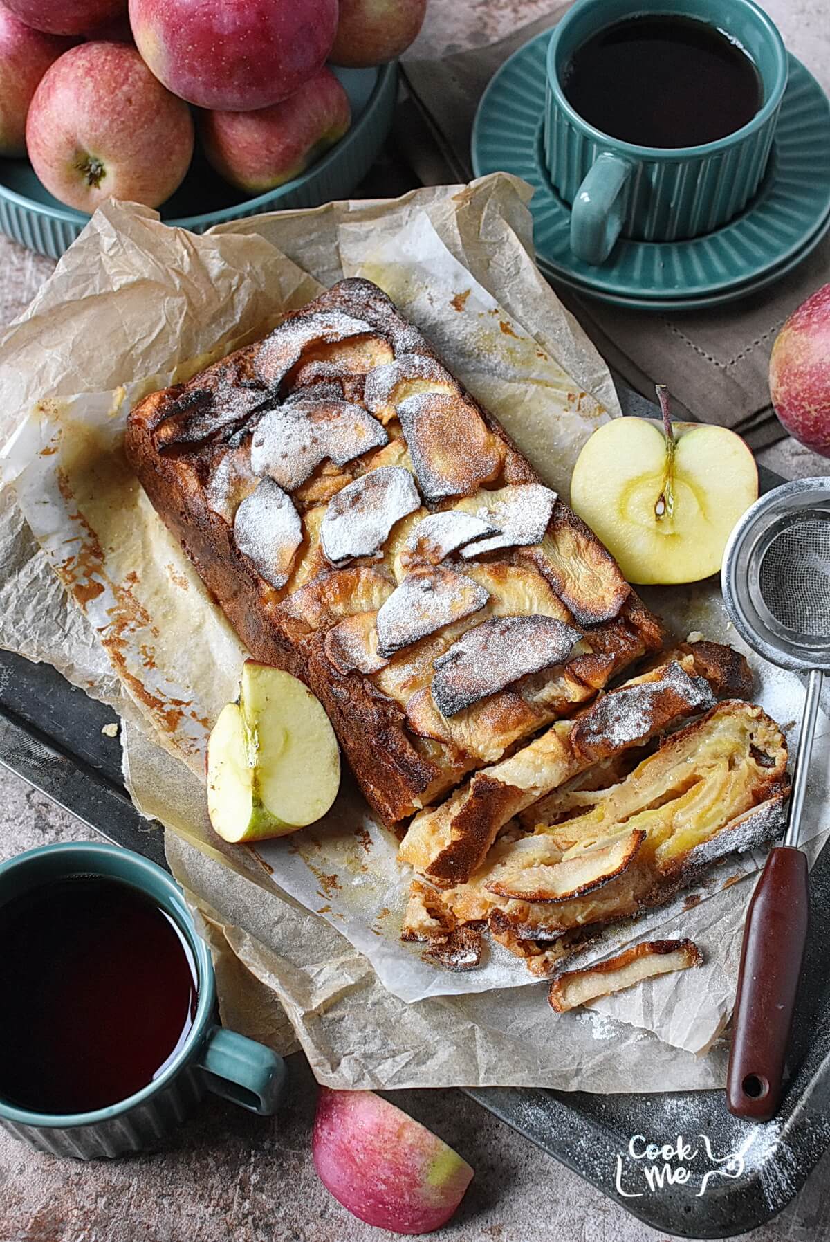 Invisible Apple Cinnamon Cake Recipe - Easy Step-by-Step Guide | COOK.ME