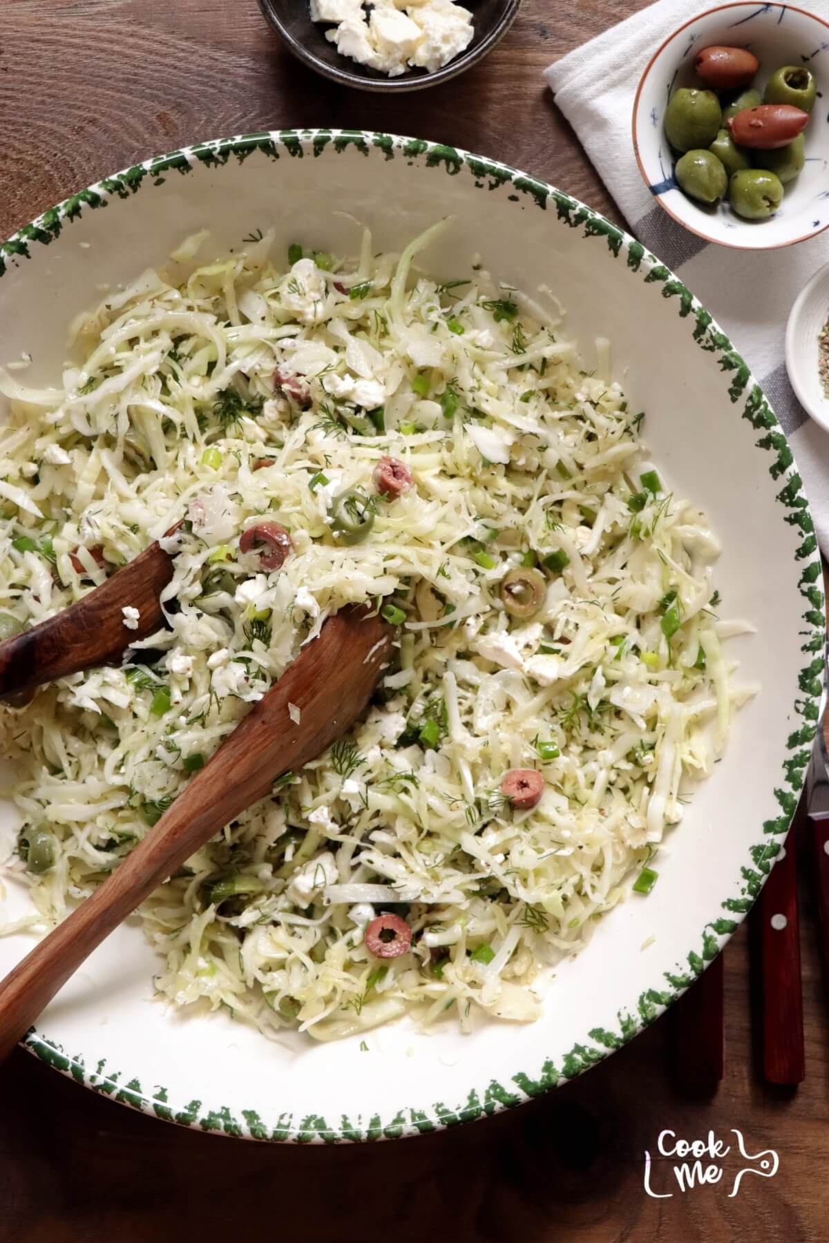 Greek Cabbage Salad Recipe | Healthy and Flavorful Side Dish | Cook.me ...