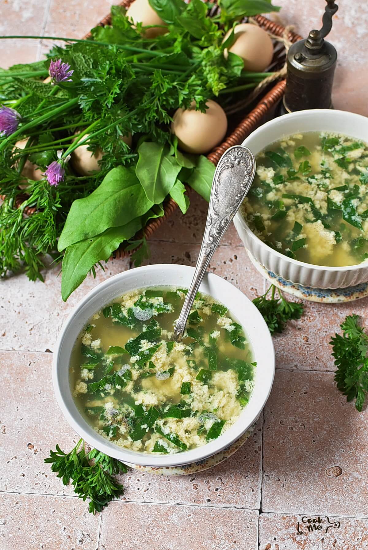 Stracciatella Soup (Italian Egg Drop Soup) Recipe - Easy Step-by-Step ...