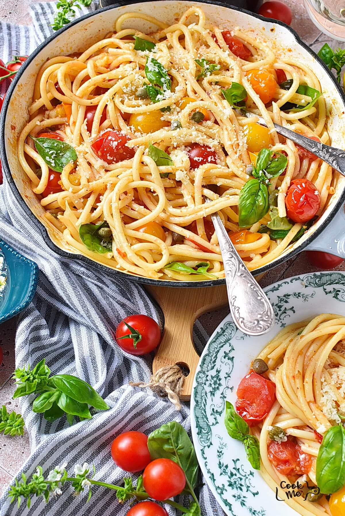 Cherry Tomato Pasta Recipe - Easy Step-by-Step Guide | COOK.ME