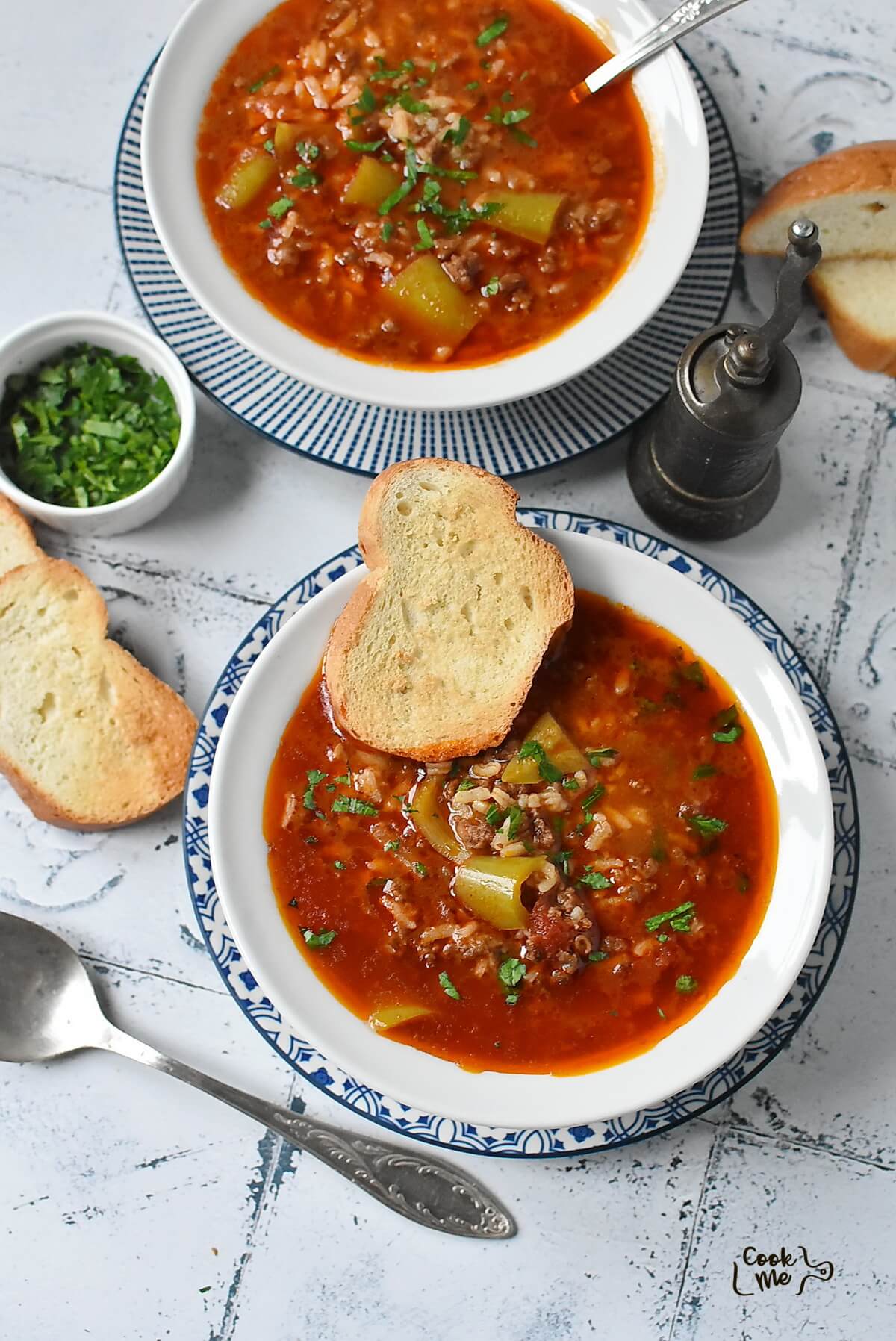 Stuffed Pepper Soup Recipe - Easy Step-by-Step Guide | COOK.ME